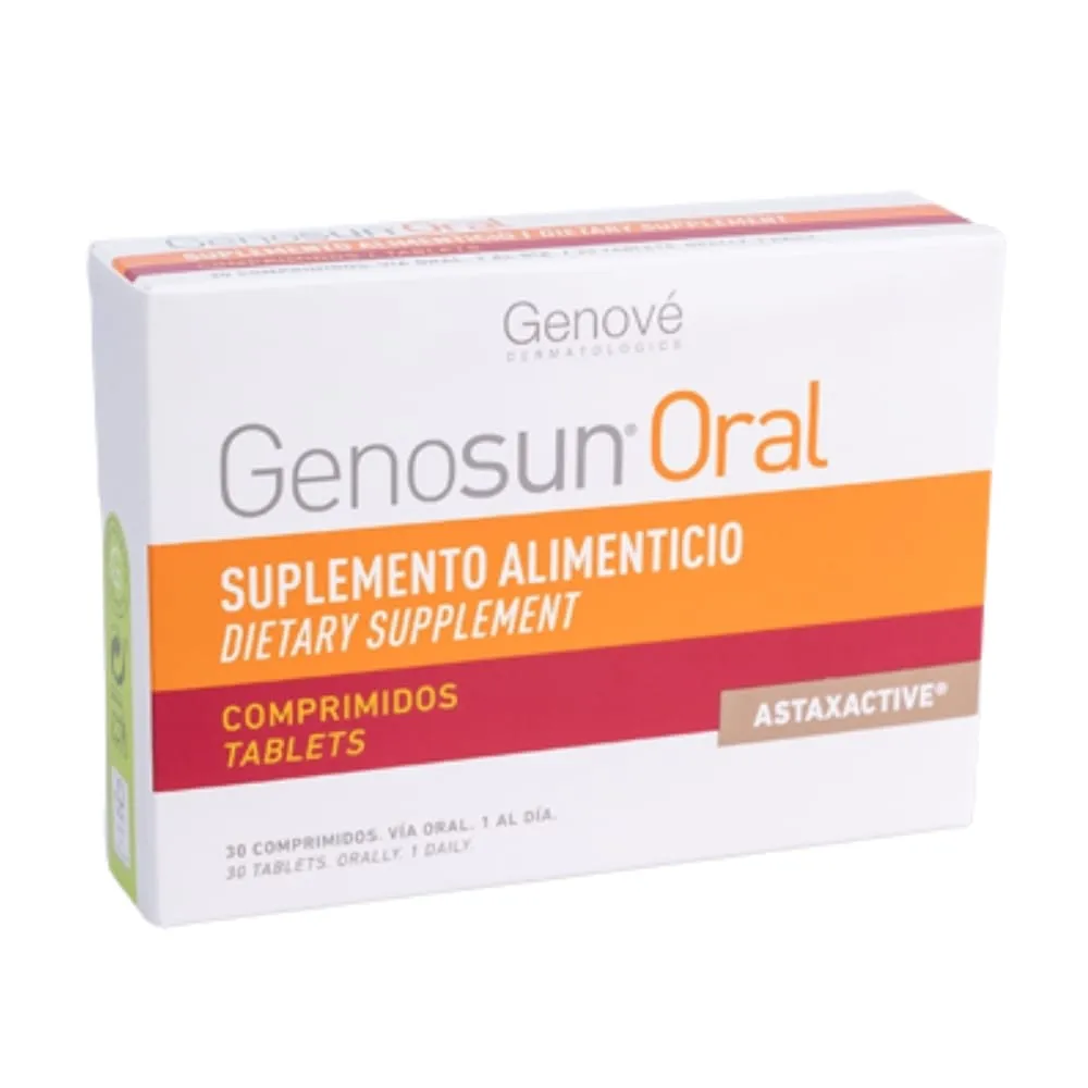 Genosun Oral 30 Tabs Genové: Fotoprotección desde el Interior para una ...