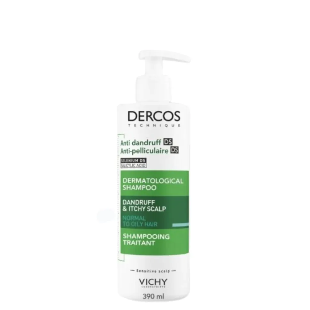 Dercos Caspa Grasa 390ml (Vichy): Limpieza profunda, control del sebo y ...